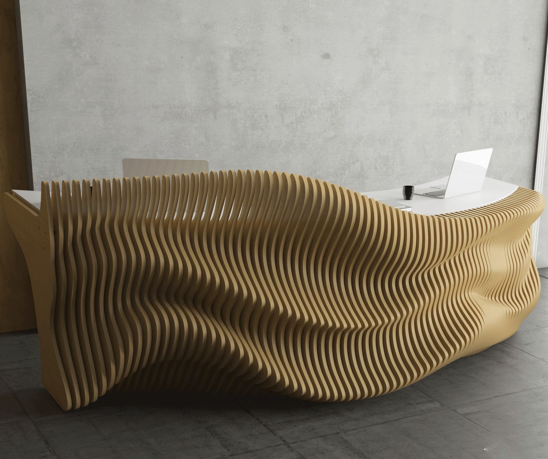 Banco reception in legno - Tokyo - MyWoodream