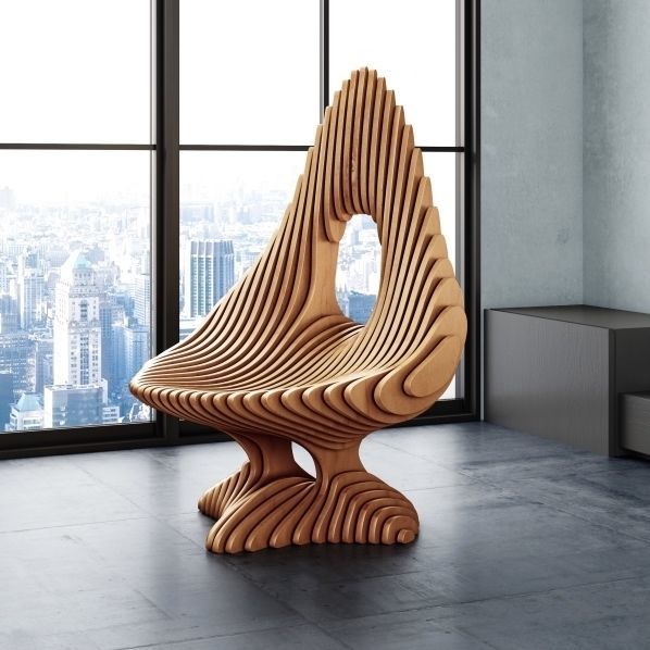 Poltrona design originale - Stevy - MyWoodream - in legno / in legno ...