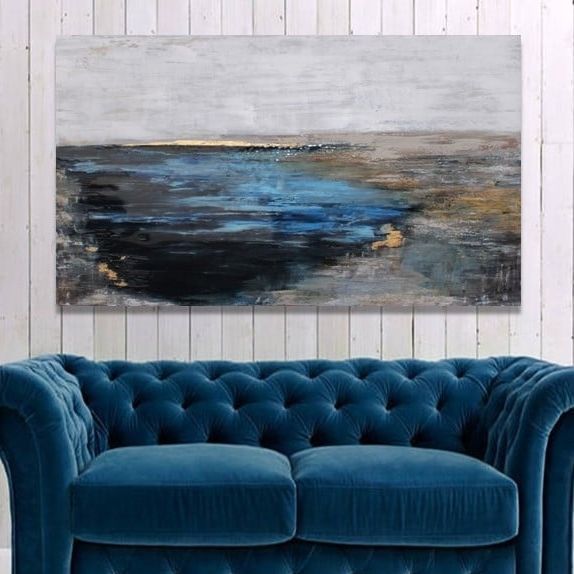 Quadro acrilico - Lago - OHORIGINAL BUSINESS SL - misto / dipinto a ...