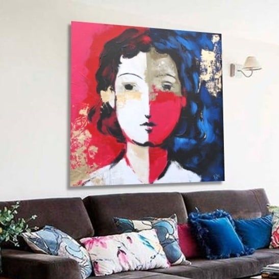 Quadro acrilico - Elena - OHORIGINAL BUSINESS SL - misto / dipinto a ...