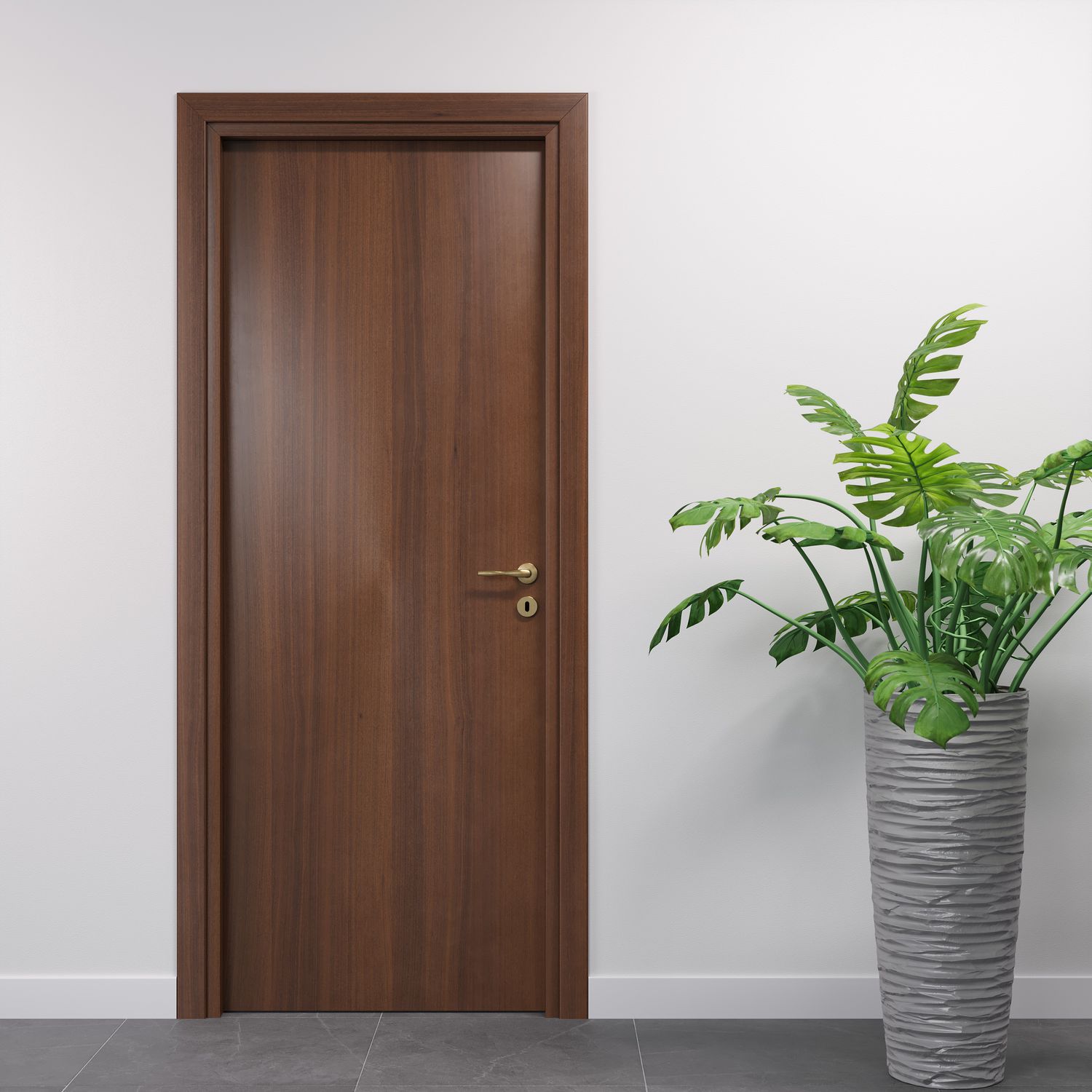 Porta da interno - 801NN - PORTE ITALIANE - in MDF / impiallacciata in ...