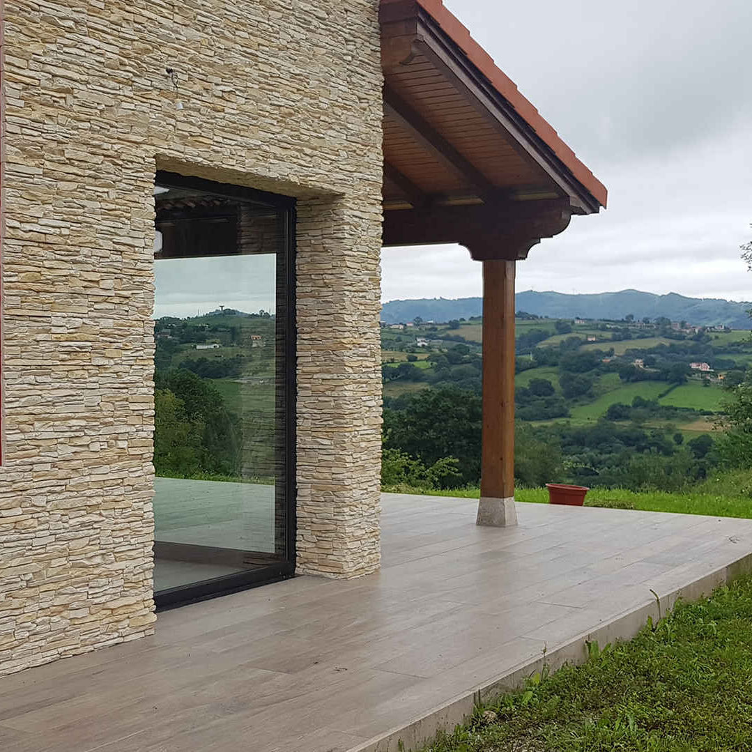 Paramento in pietra - LEÓN - Thermostone - da interno / per esterni ...