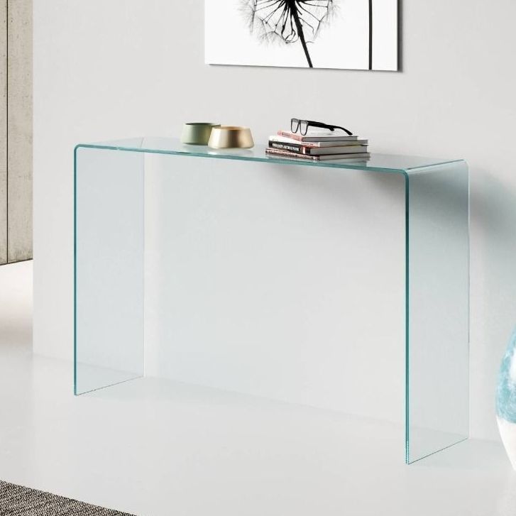 Consolle contemporanea - Smalle 120 - Itamoby - in vetro curvato / con ...