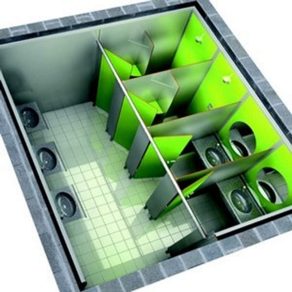 Cabina WC - BATI-COMPACT - SANITEC - PAREO