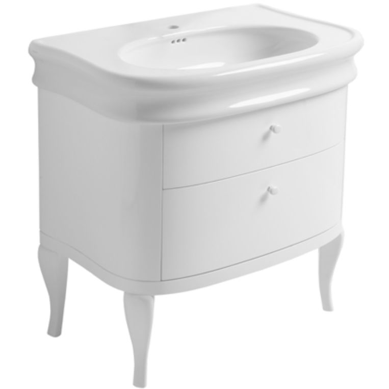 Mobile lavabo da appoggio - LAM 90 - SIMAS ACQUA SPACE - in legno / classico / senza ante