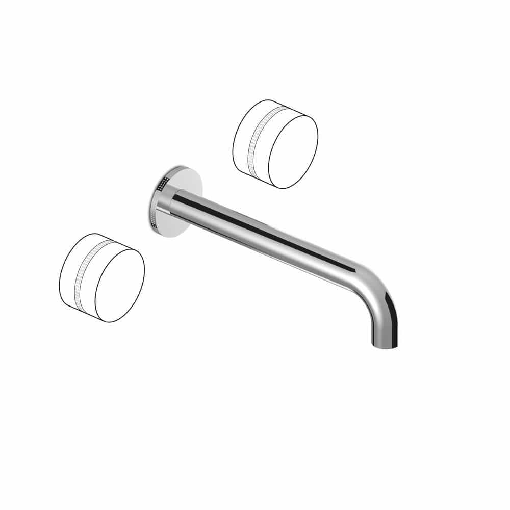 Miscelatore doppio comando per lavabo - 3229PV - RUBINETTERIE STELLA - da incasso / da parete ...