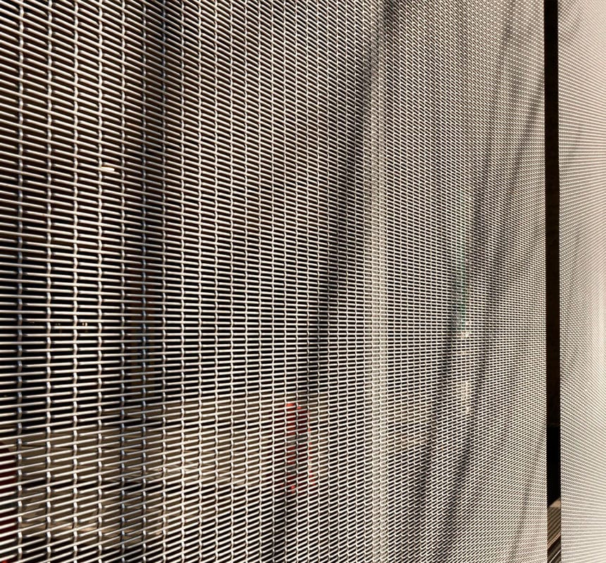 Rete metallica per rivestimento di facciata - EGLA-MONO 5001 - HAVER ...