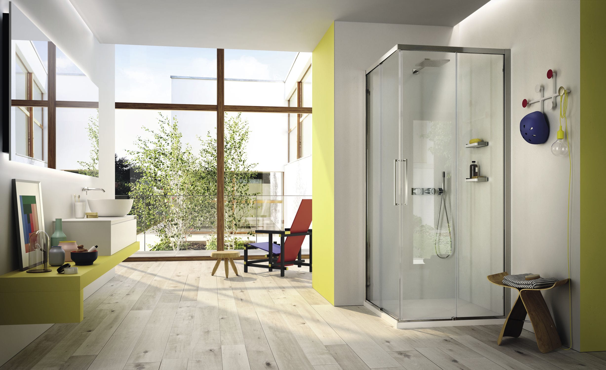 Box doccia in vetro - SERIE 7000 : ZA+ZA - VISMARAVETRO - d'angolo ...