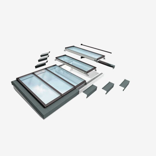 Lucernario per tetto - MODULARITY - VELUX - per ristrutturazione di edificio / in vetro