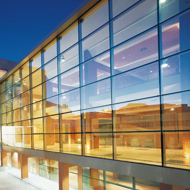 Facciata continua in pannelli - GEODE 52 SG - SSG - TECHNAL - in vetro ...