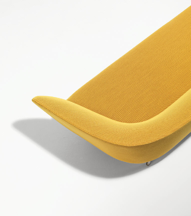 Divano moderno - LOOP - Arper - in pelle / in legno / di Lievore ...