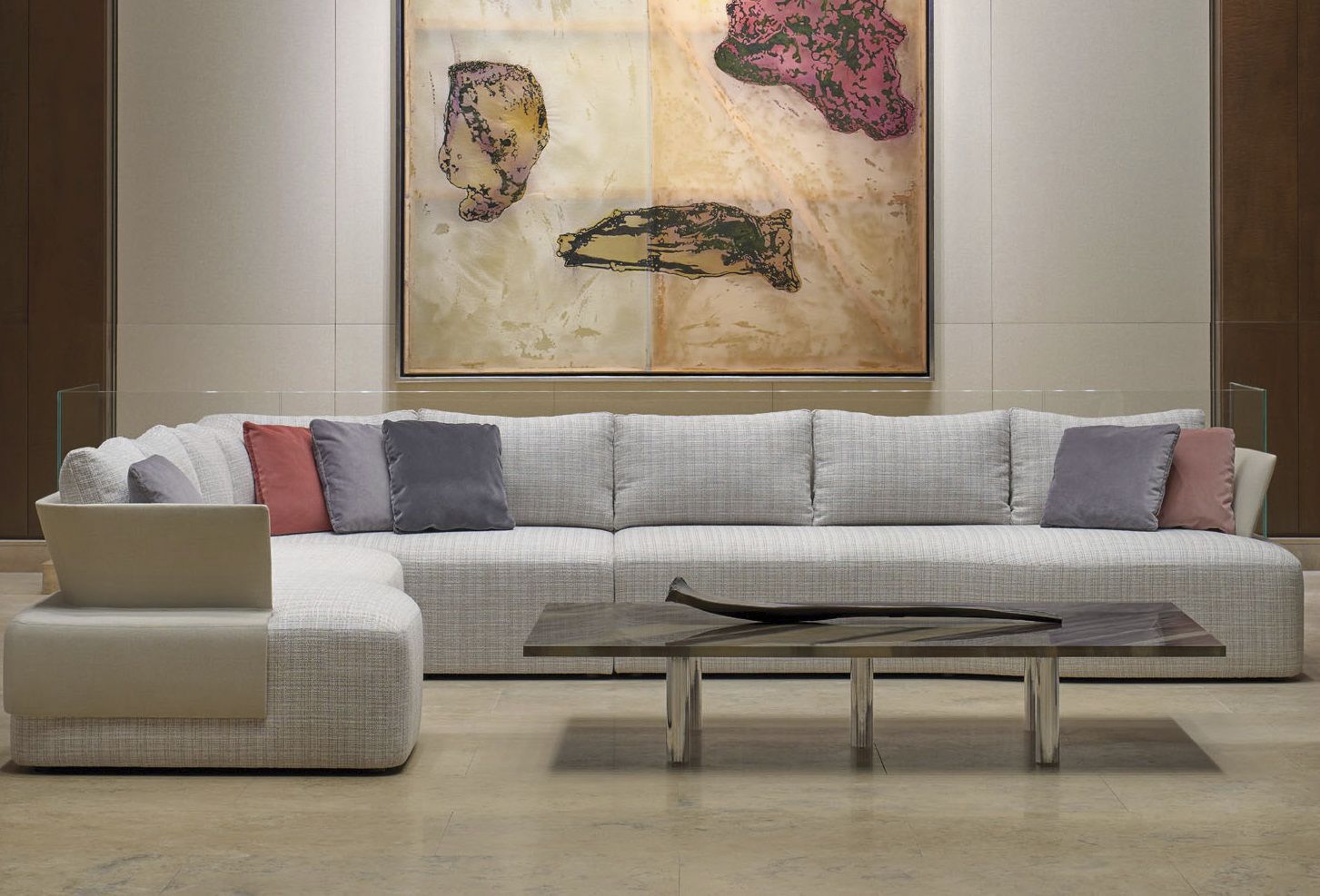 Divano modulare - Alloro - BERNHARD design - grigio / blu / colore ...