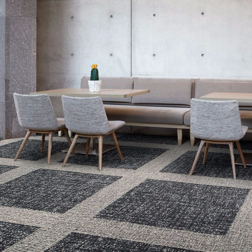 Moquette a quadrotte - WW870 - Interface - tufted / bouclé / strutturata