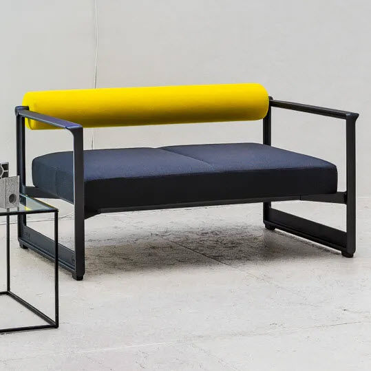 Divano moderno - Brut - MAGIS - blu / verde / giallo