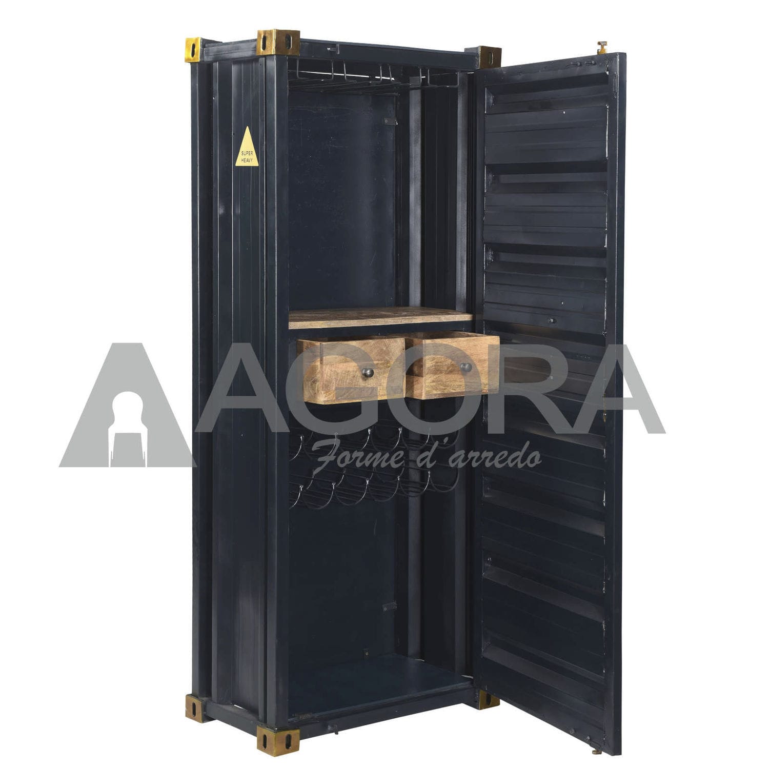 Mobile bar design originale - CONTAINER - AGORA' SRL - in legno laccato ...