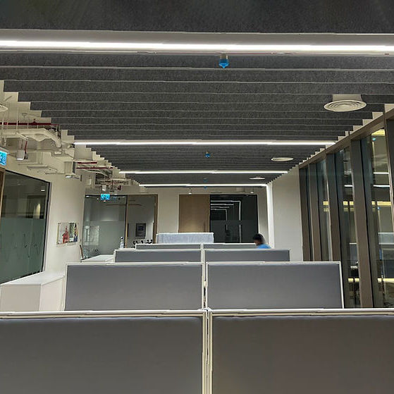 Pannello acustico per soffitto - LINE - Acoustic.ae - in fibra di ...