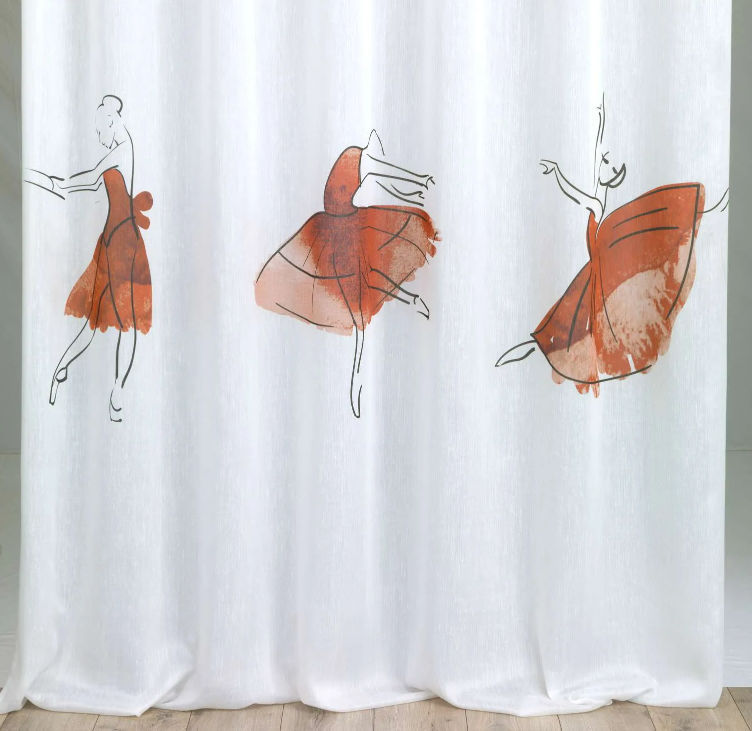 Tendina voile con motivo per bambini - BALLET - Ciesse Tendaggi srl ...