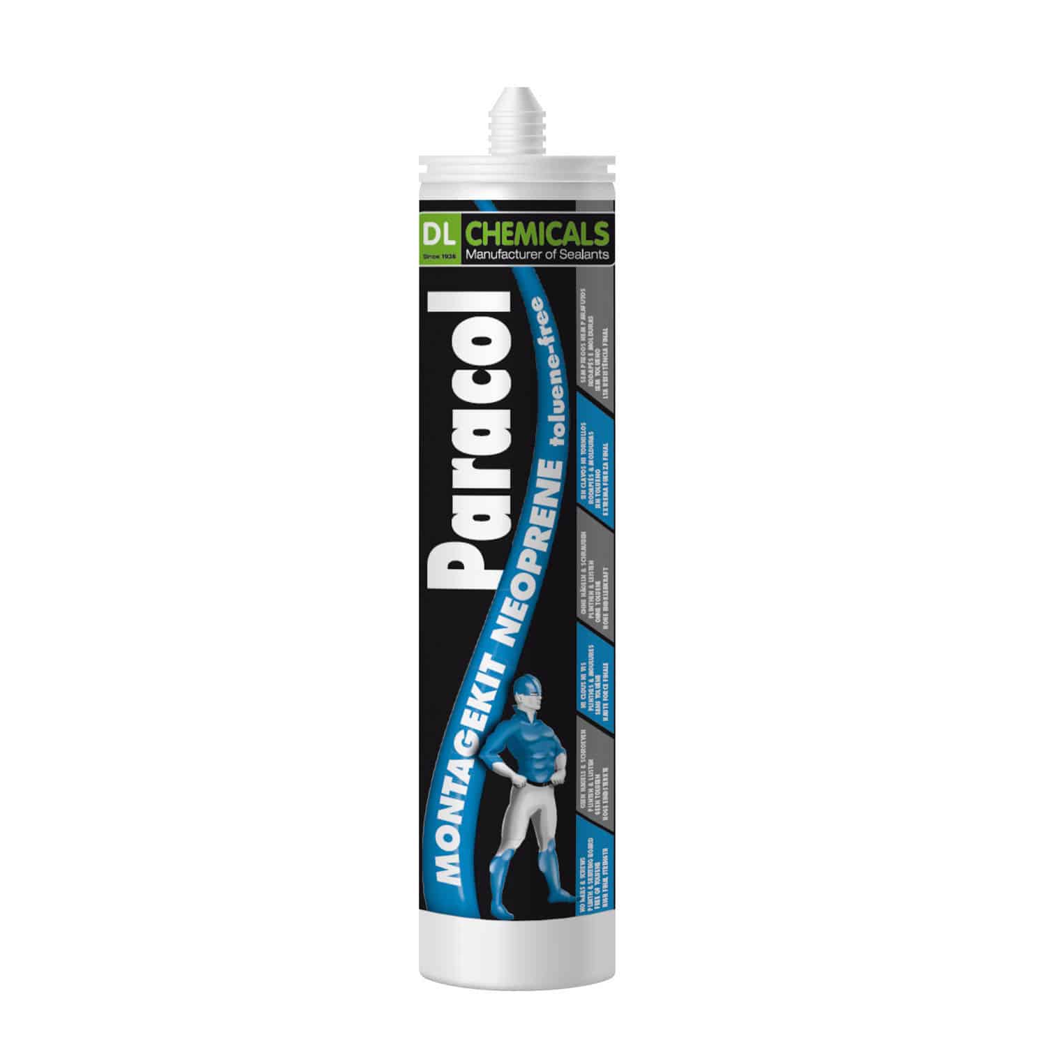 Colla a base di caucciù - PARACOL MONTAGEKIT NEOPRENE - DL Chemicals ...