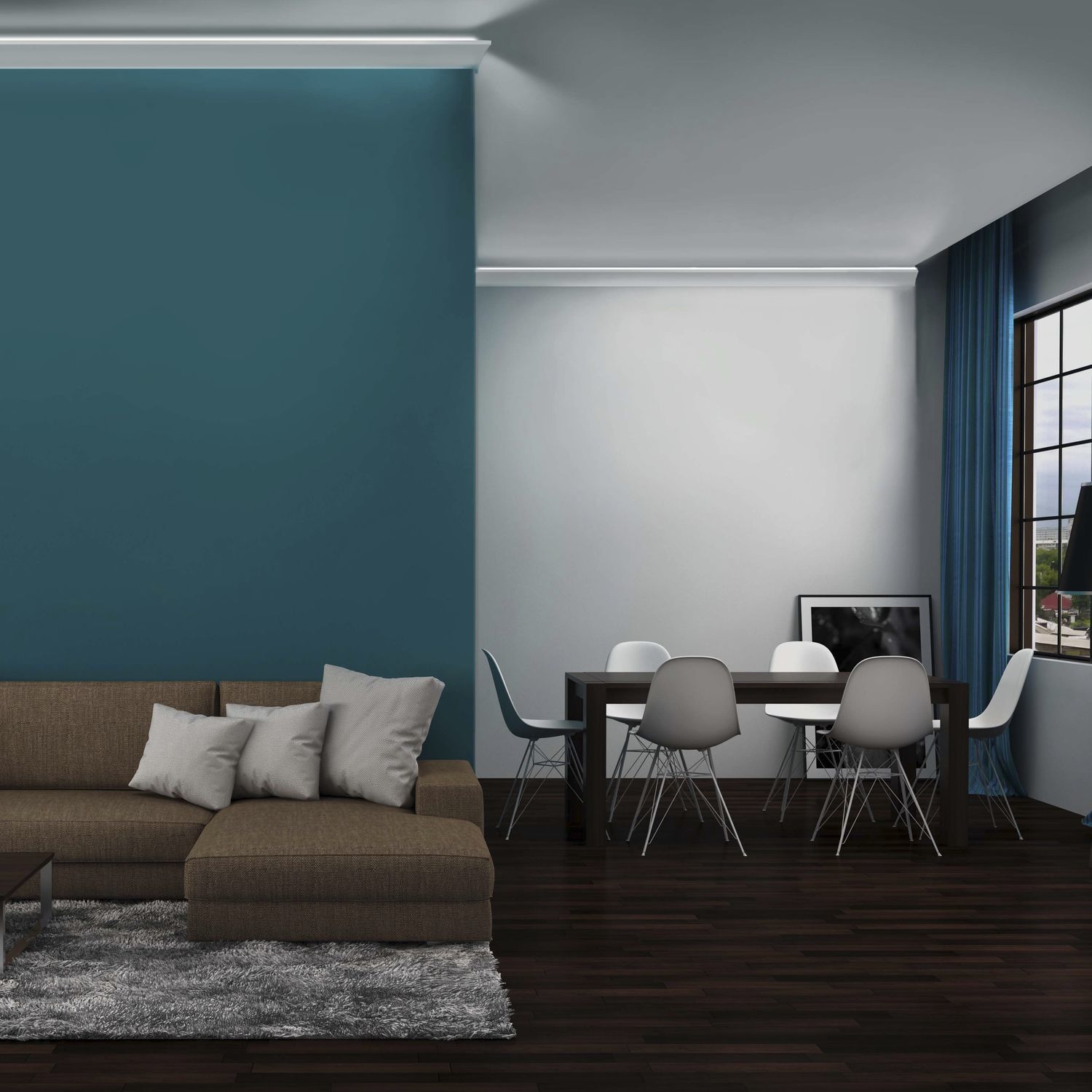 Profilo luminoso da incasso - EL400 - Eleni LIGHTING - sporgente / LED ...