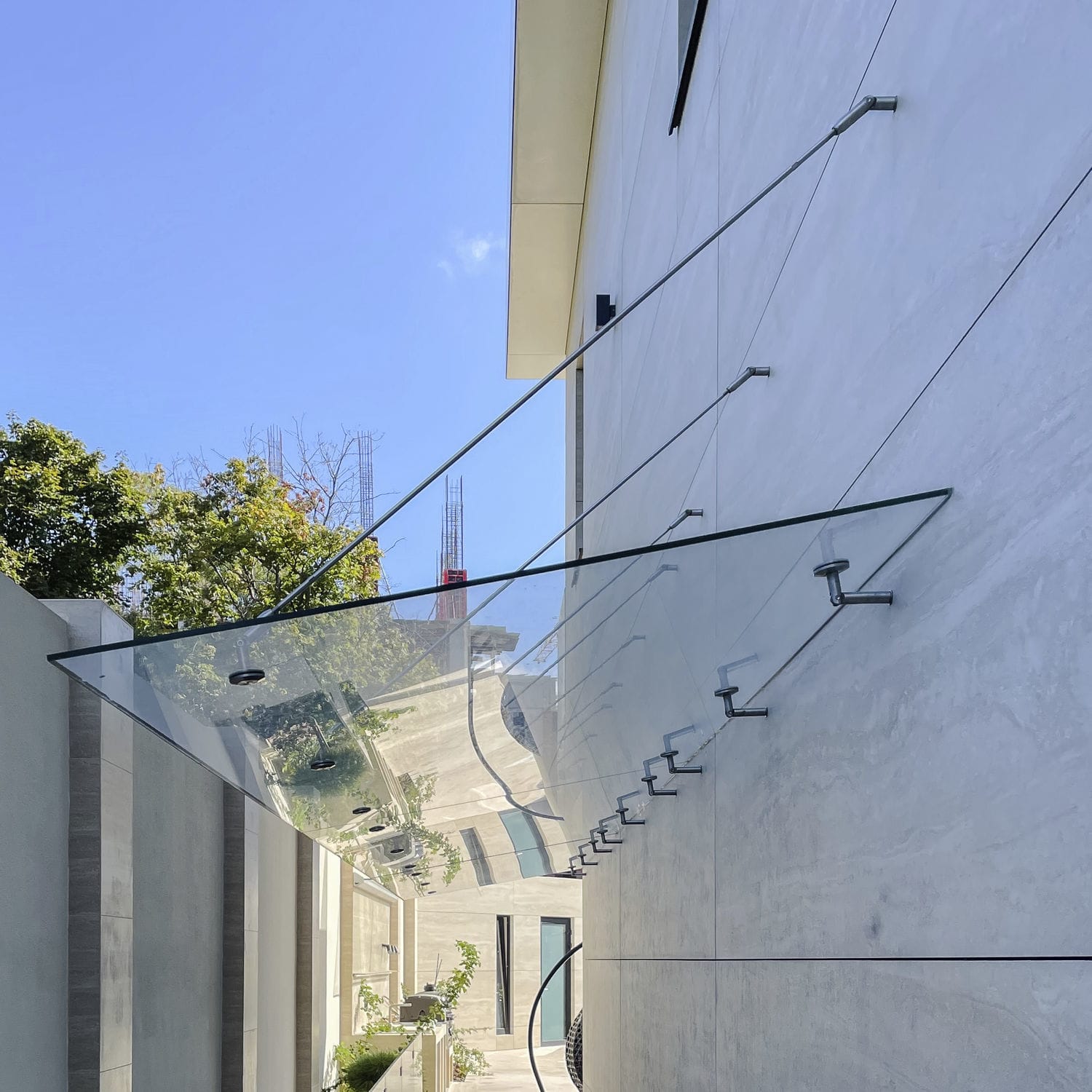 Tenda da sole verticale - PARITET LLC - a motore / contract / per terrazza