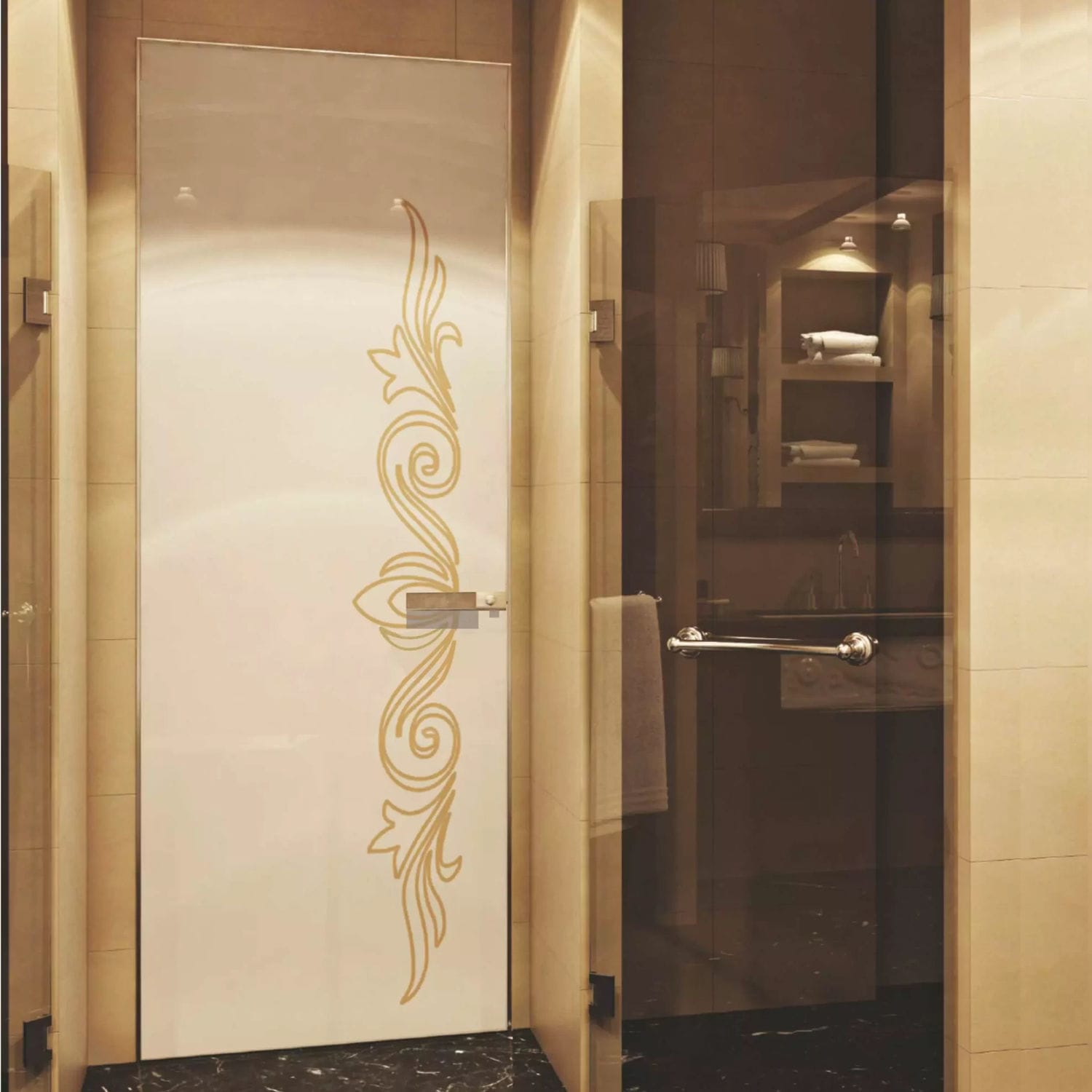 Porta da interno - Vincenzo - IN WOOD LLC - in legno / battente ...