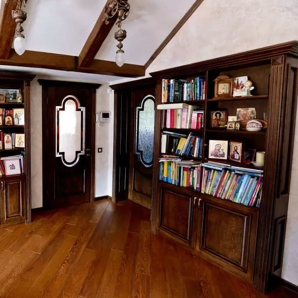 Libreria contemporanea - IN WOOD LLC - in legno