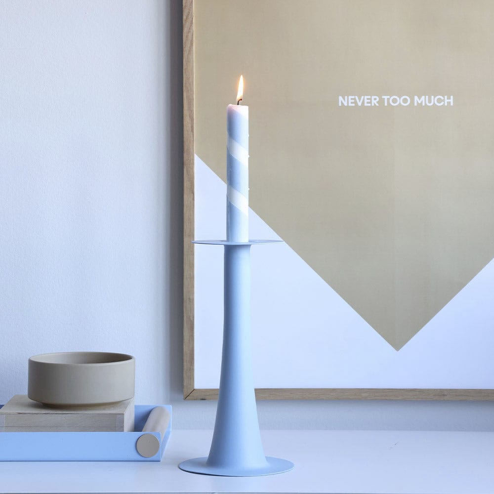 Portacandela in acciaio con rivestimento a polvere - Trumpet - DESIGN ...