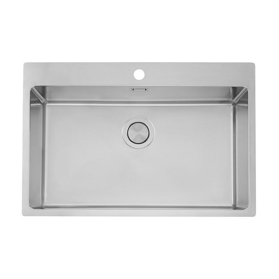 Lavello a 1 vasca - LAGOM-T series - Stala - senza gocciolatoio / con gocciolatoio / in acciaio ...