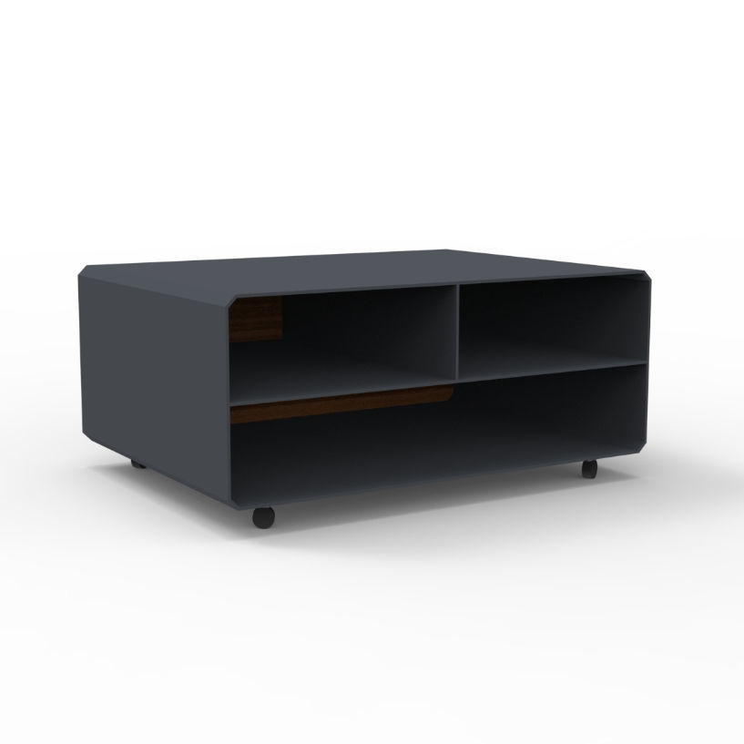 Scaffale mobile - MBG111 - WOODSAKA KFT. - contemporaneo / in alluminio ...