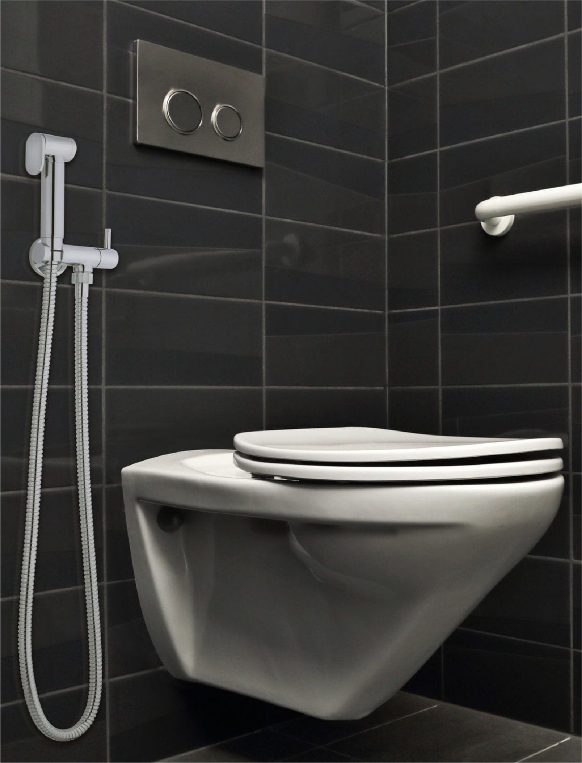 Doccetta manuale per WC - 54515 - Grandsire Paris - rotonda / in ottone ...