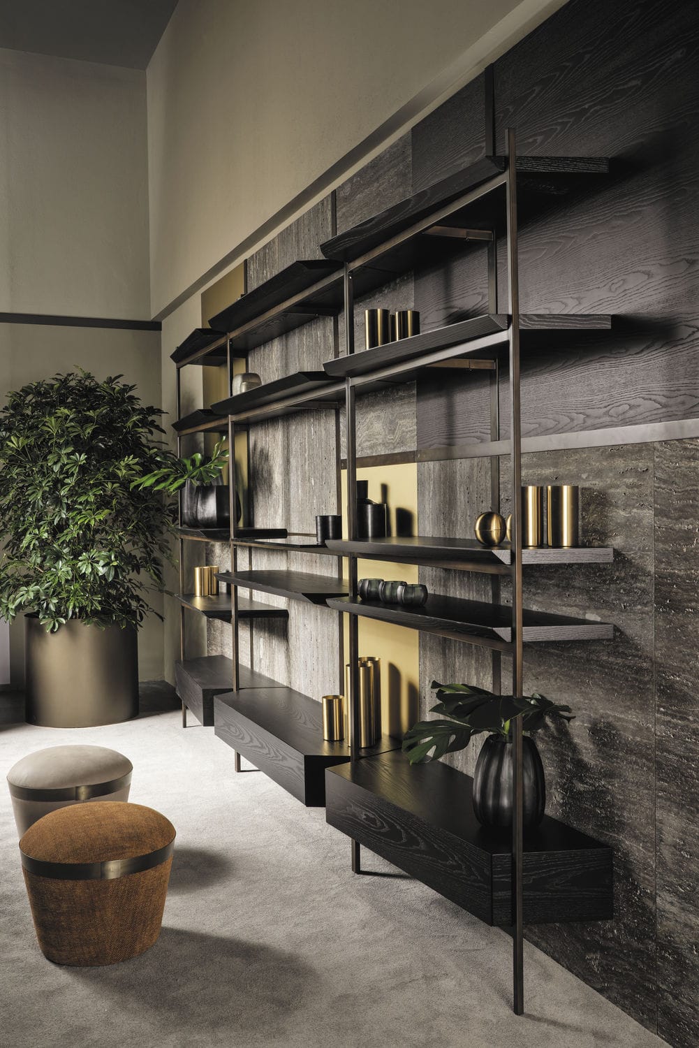 Scaffale modulare - MACAO - CANTORI - moderno / in noce / in frassino