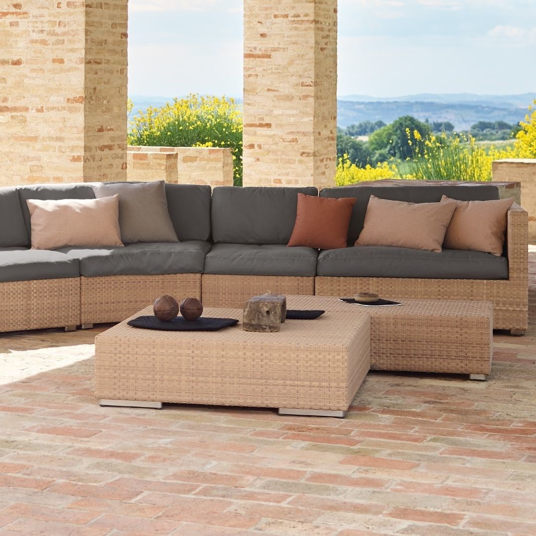 Tavolino basso contemporaneo - LOUNGE - DEDON GmbH - in fibre ...