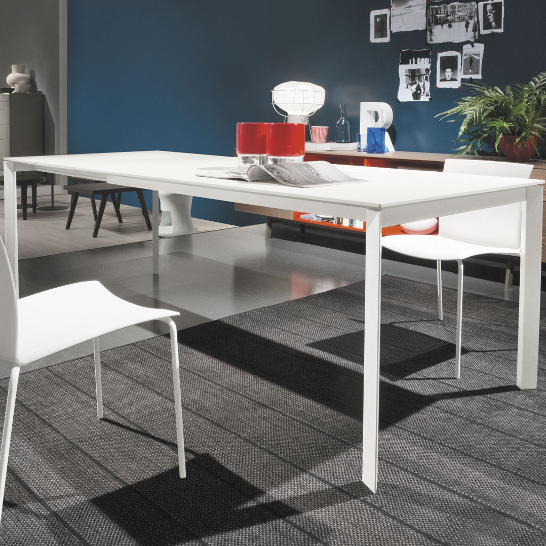 Tavolo moderno - DUBLINO - BONTEMPI CASA - in vetro / in metallo / in ...