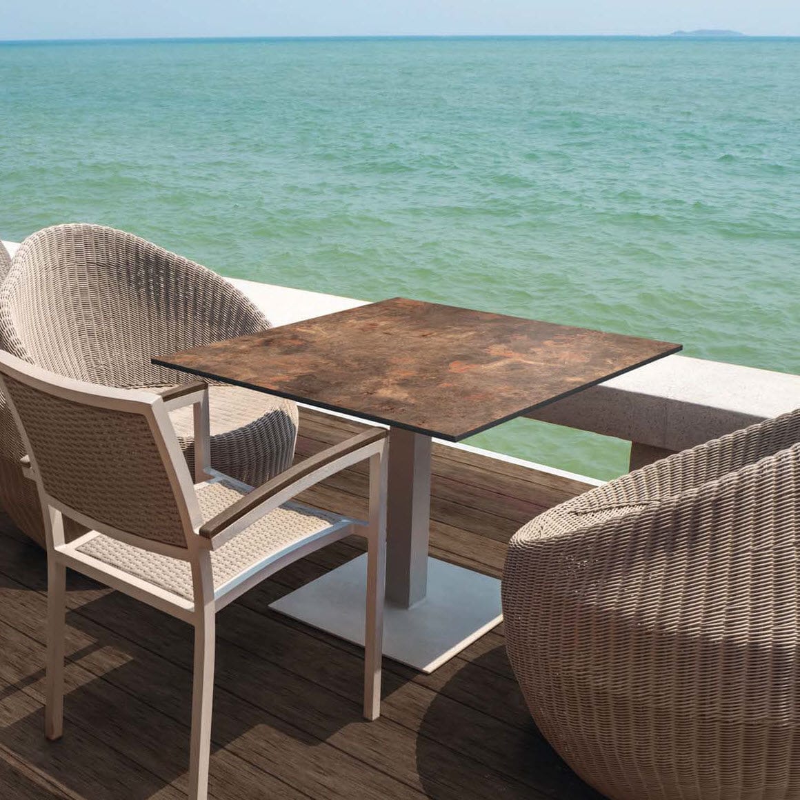 Piano per tavolo in legno - CARINO - WERZALIT - personalizzabile / per ...