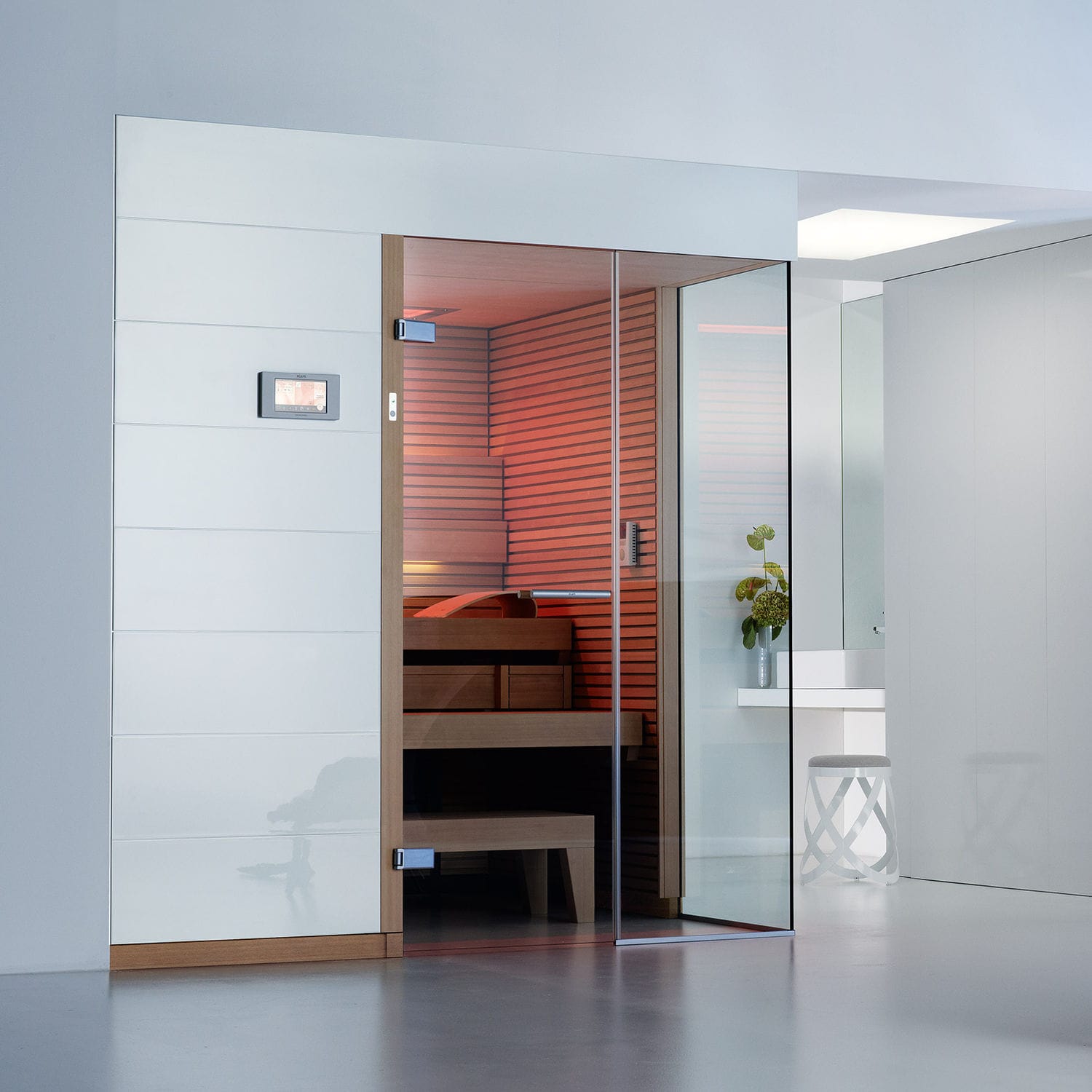 Sauna finlandese - PURE - KLAFS - per uso residenziale / in legno / per interni