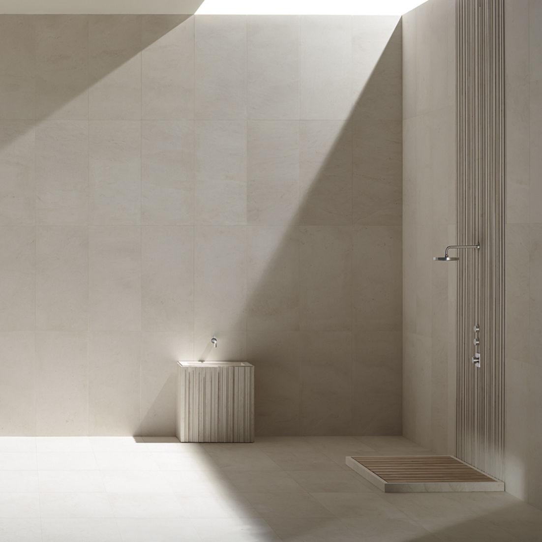 Piastrella da interno - CREMA D'ORCIA : HONED - Salvatori - da parete ...