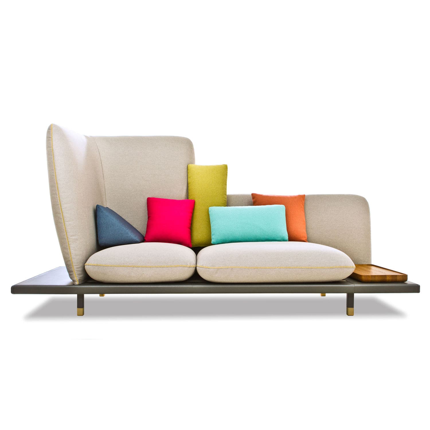 Divano design originale - SOFA4MANHATTAN - BERTO - rosso / in tessuto ...