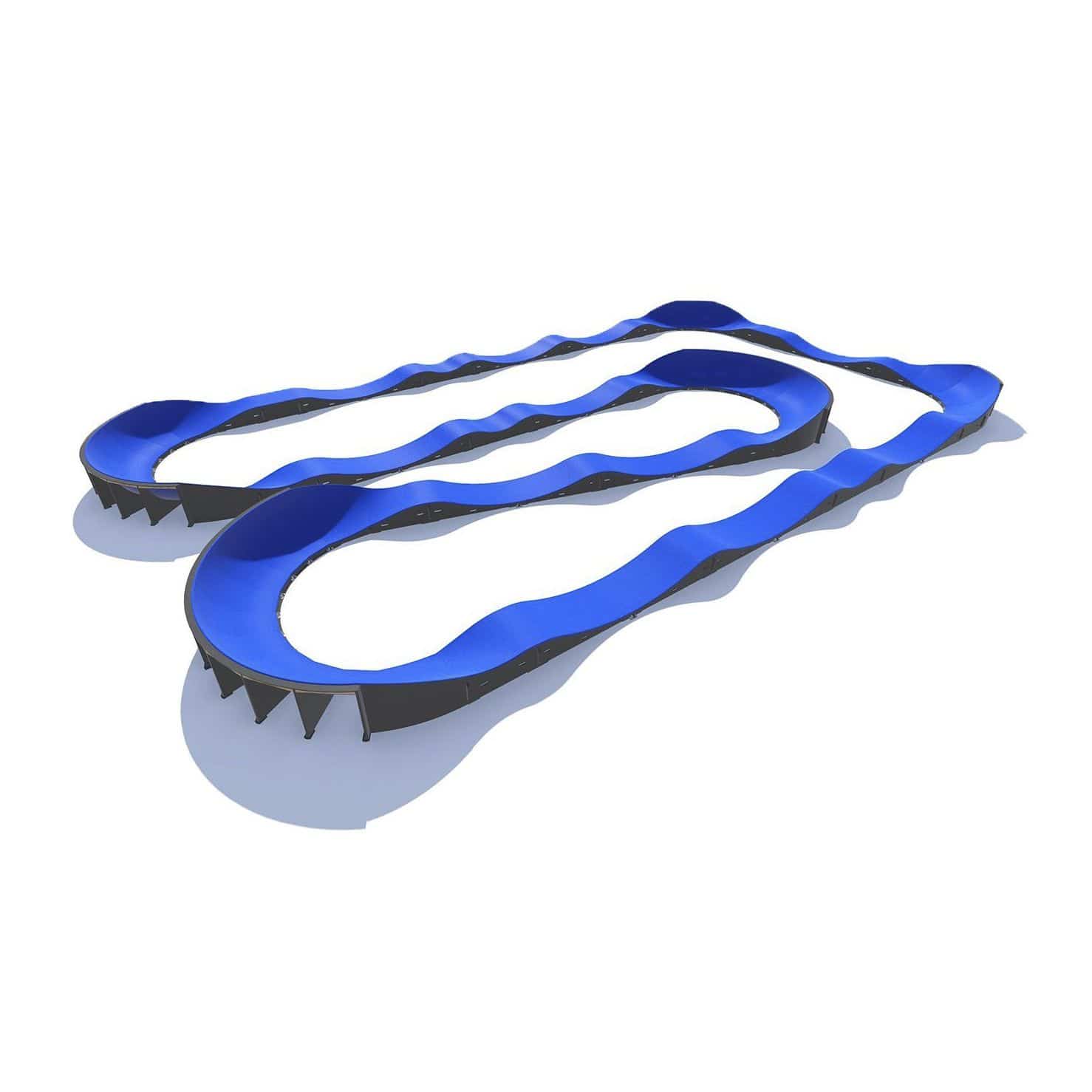 Pump track mobile - PUMPTRACKS : PC4B - Techramps - modulare / per ...