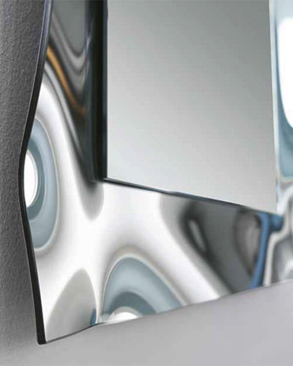 Specchio a muro - VIVA - Riflessi - moderno / rettangolare