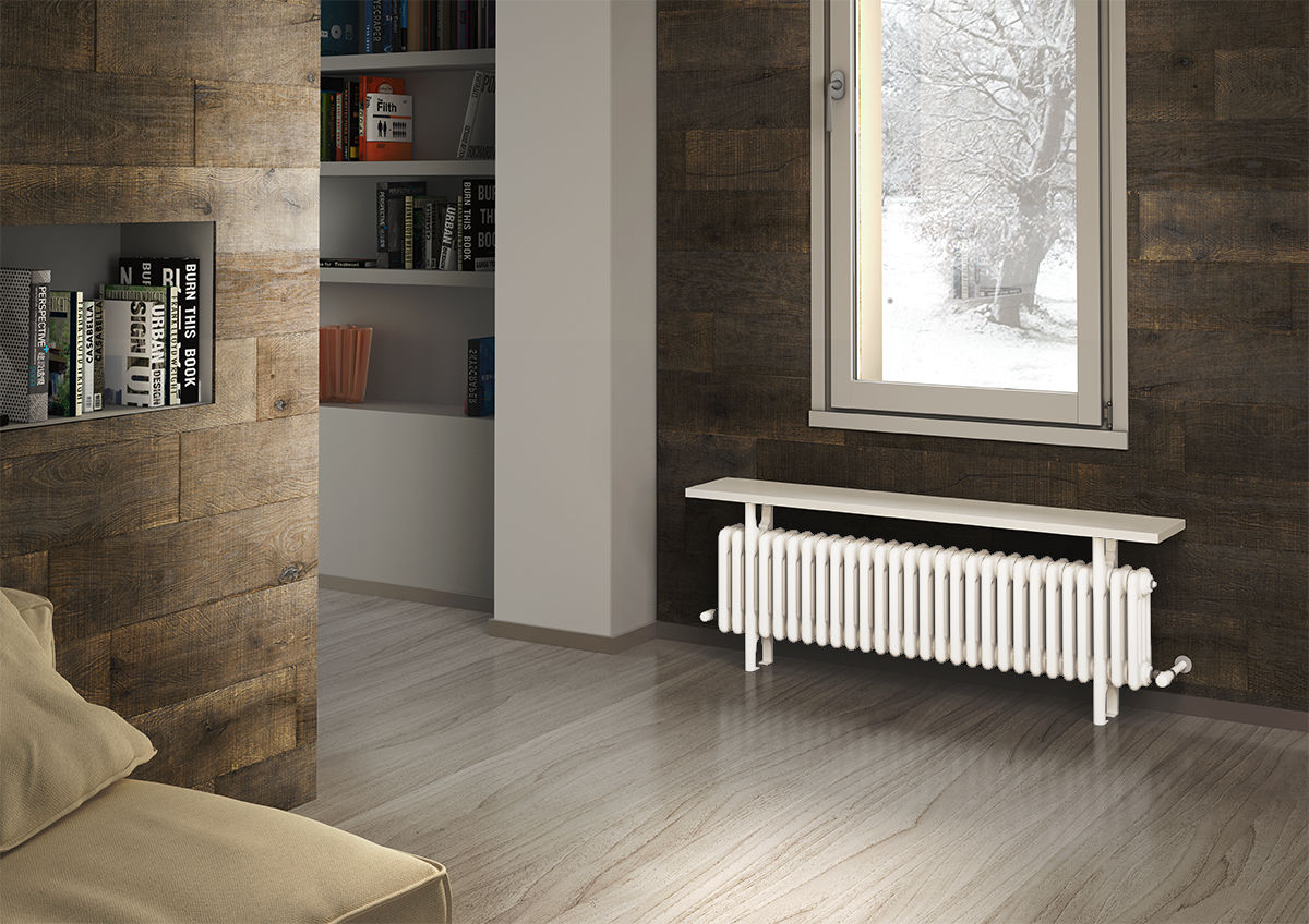 Radiatore ad acqua calda / in lamiera d'acciaio / moderno / tubolare ...