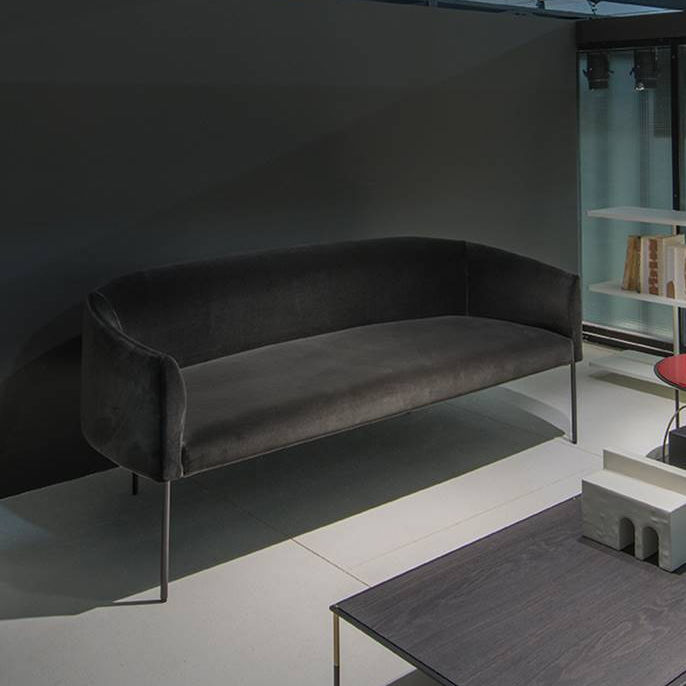 Divano contemporaneo - ERA - Living Divani - in tessuto / in pelle ...