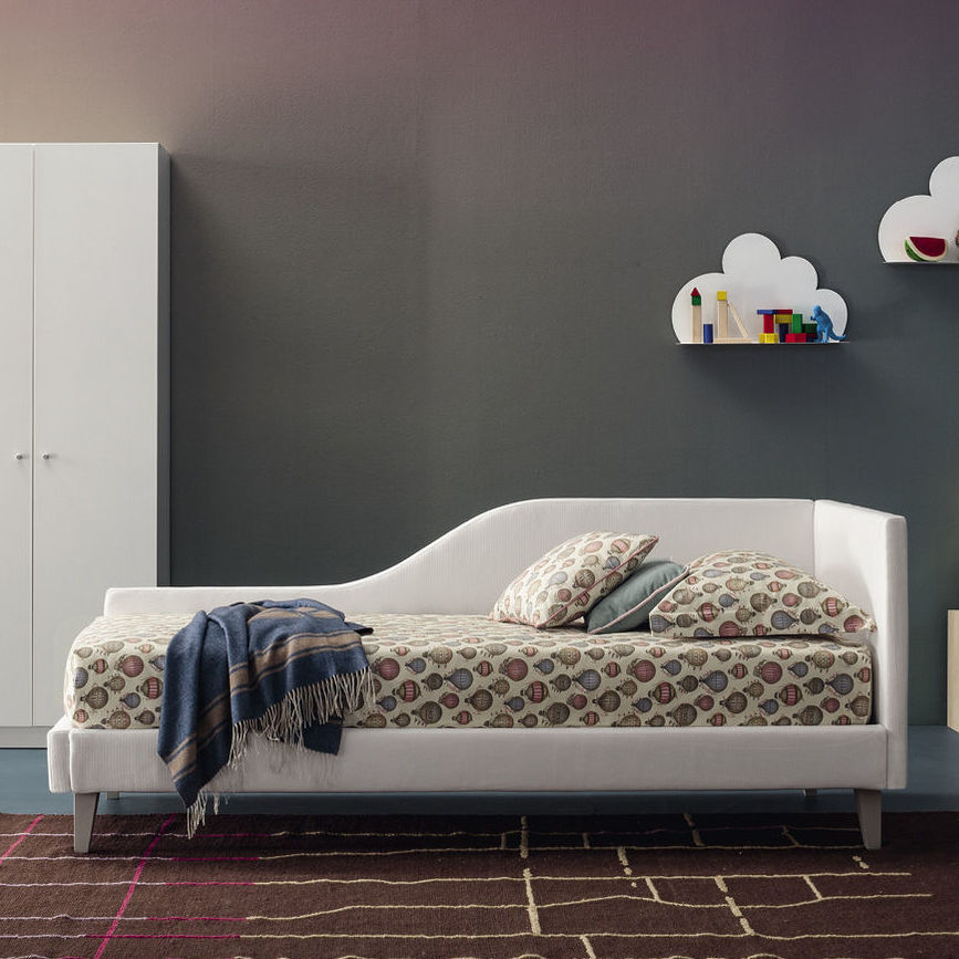 Letto con letto estraibile - BE-MAX MOD.8 - Twils - singolo / contemporaneo / imbottito