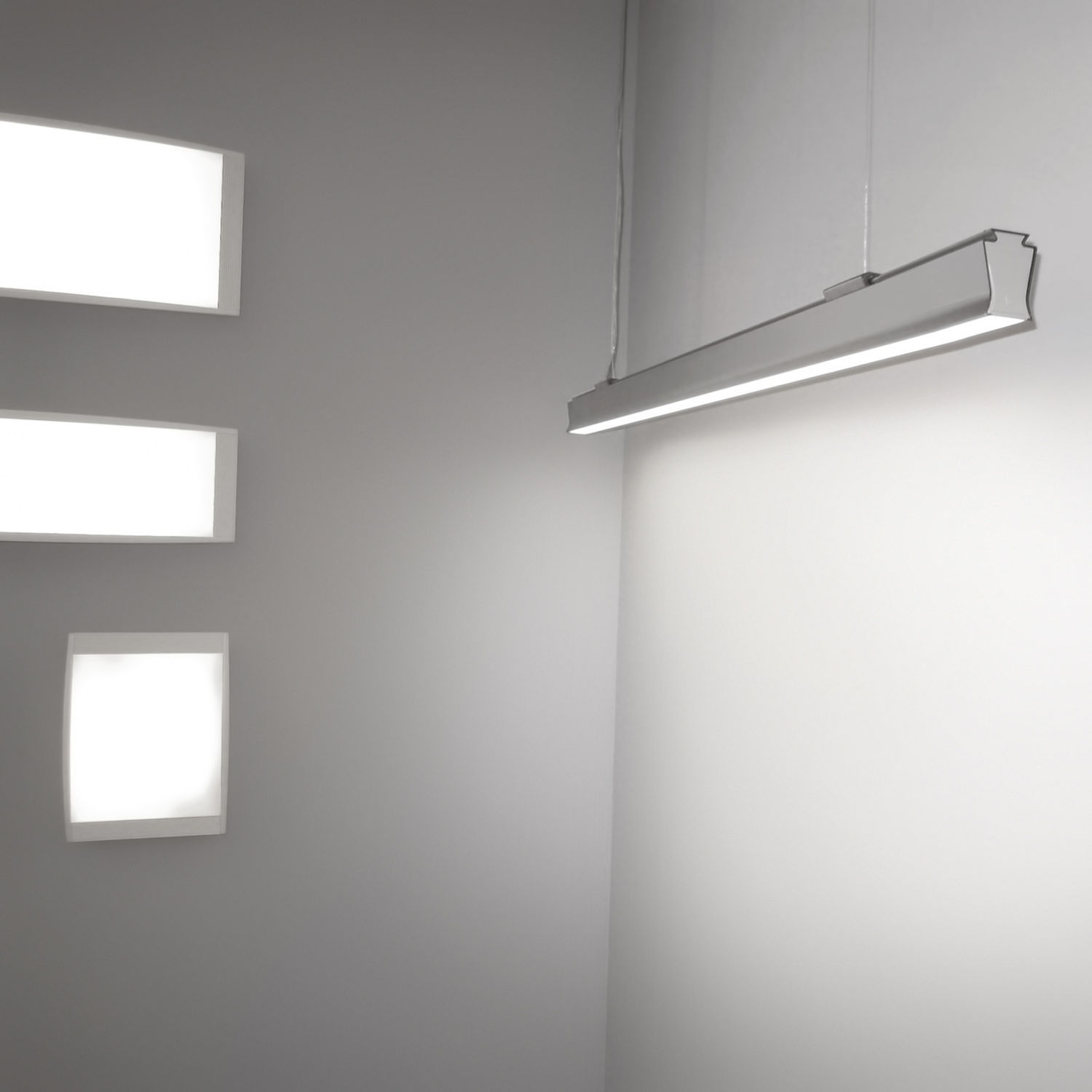 Luce a sospensione - BOMA - Ivela spa - LED / lineare / IP20