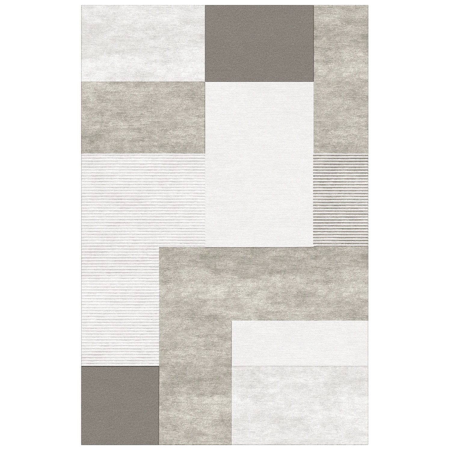 Tappeto contemporaneo - CHUNKY 1 - TISCA ITALIA - geometrico / in ...