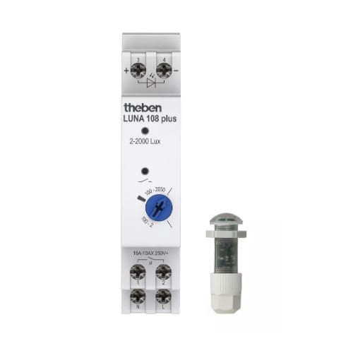 Interruttore crepuscolare su guida DIN - LUNA 108 PLUS EL - Theben AG