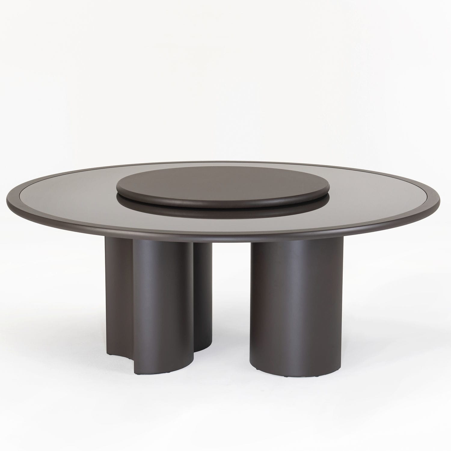 Tavolo moderno - Bol 2326 - Zanotta - in MDF laccato / in cristallo ...