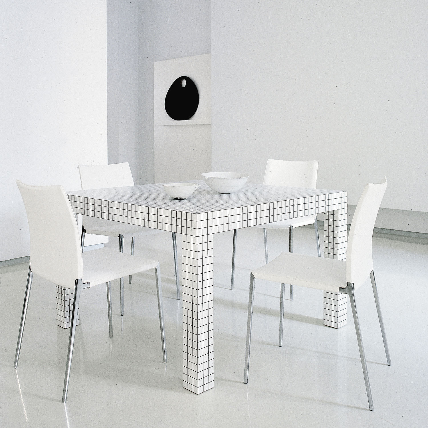 Tavolo design pop - QUADERNA - Zanotta - in laminato / in plastica ...