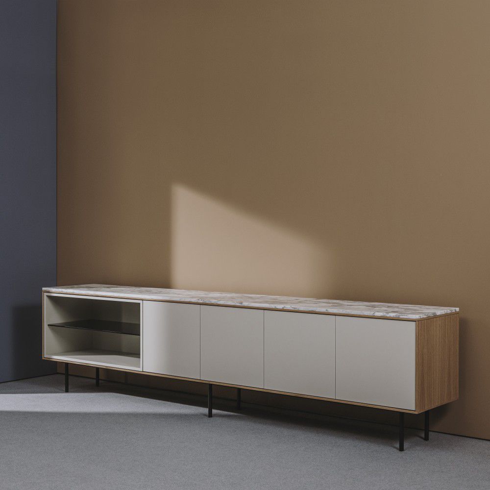 Credenza moderna - ELEMENT - Andreu World - in legno / con cassetti ...