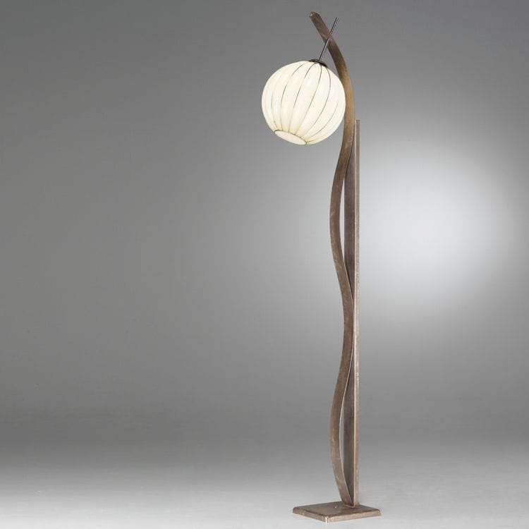 Lampada da terra - SFERA - Siru Lighting - in metallo / in vetro soffiato / classica