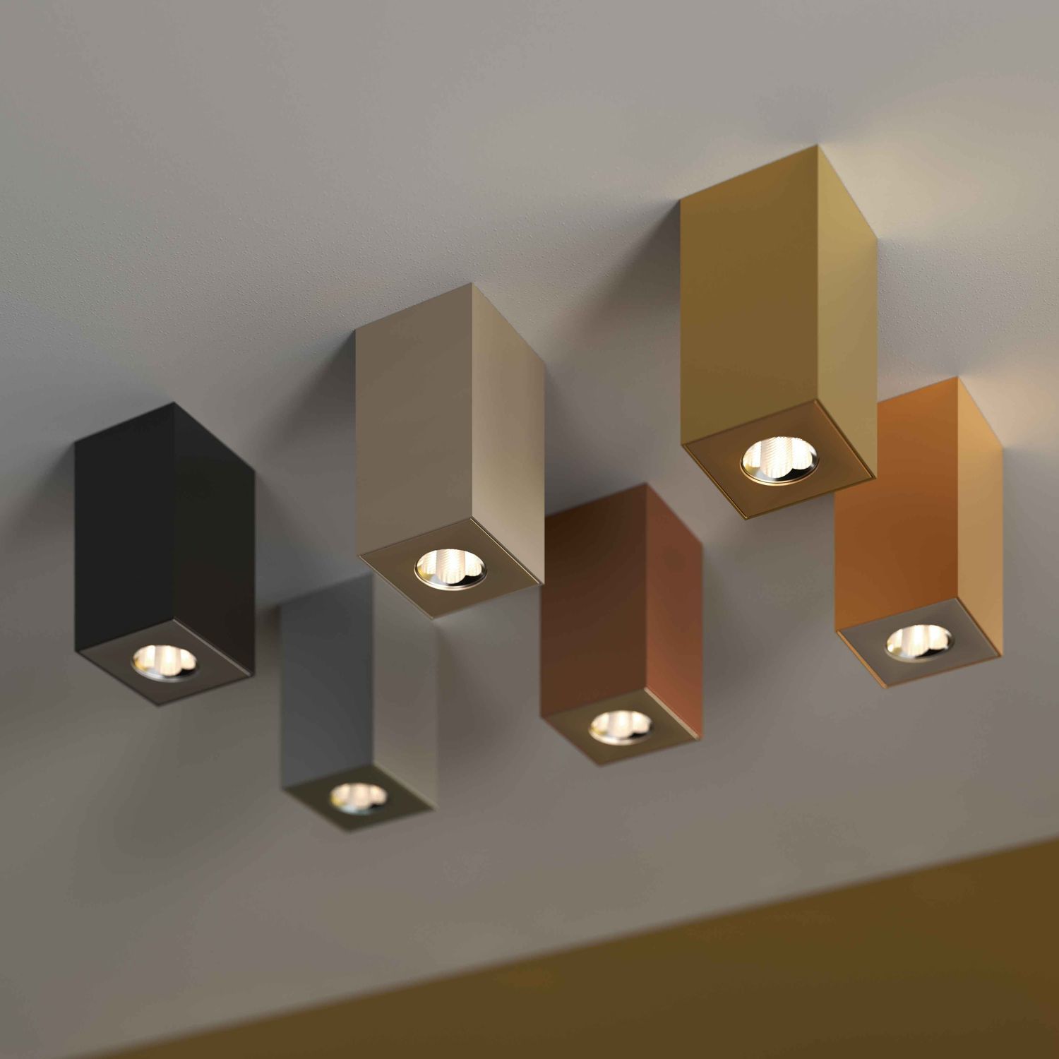 Faretto da incasso - OIKO PRO - PROLICHT - non incassato / LED / rettangolare